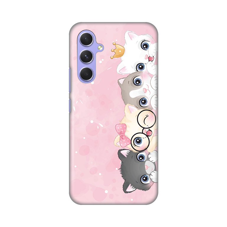 Maska Silikonska Print Skin za Samsung A546B Galaxy A54 5G Pink cats