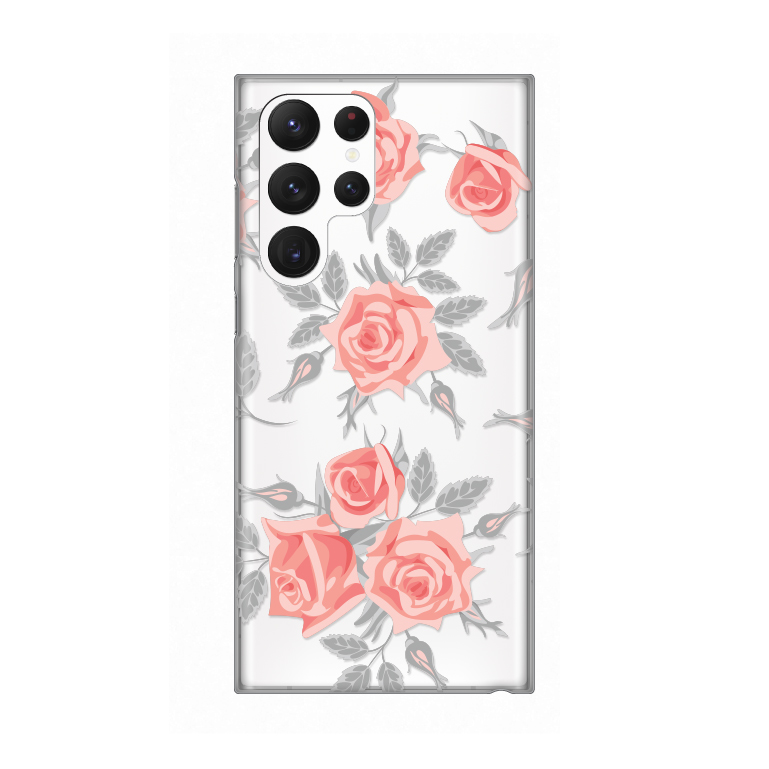 Maska Silikonska Print Skin za Samsung S908B Galaxy S22 Ultra 5G Elegant Roses