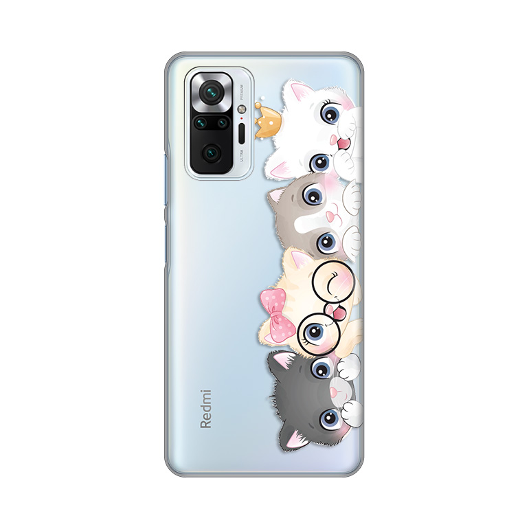 Maska Silikonska Print Skin za Xiaomi Redmi Note 10 Pro/10 Pro Max Cats