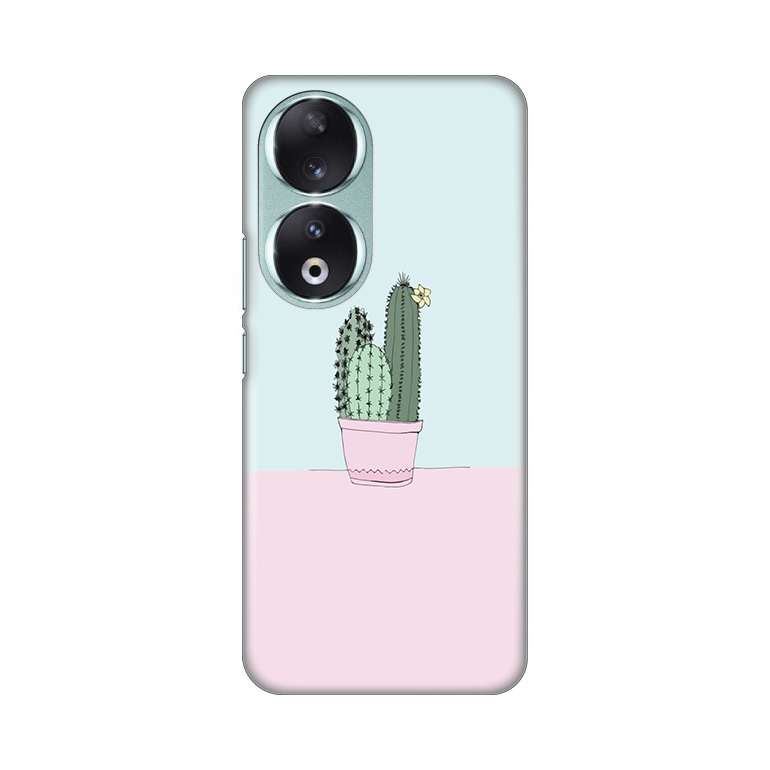 Maska Silikonska Print za Honor 90 Cactus