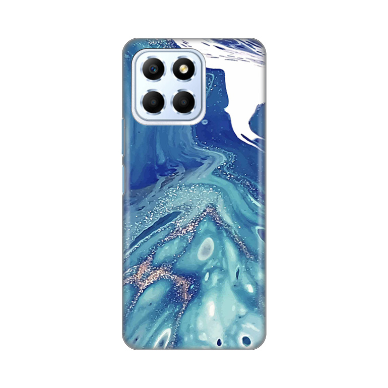 Maska Silikonska Print za Honor X6 Blue Marble