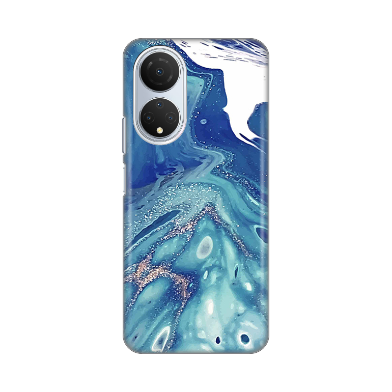 Maska Silikonska Print za Honor X7 Blue Marble