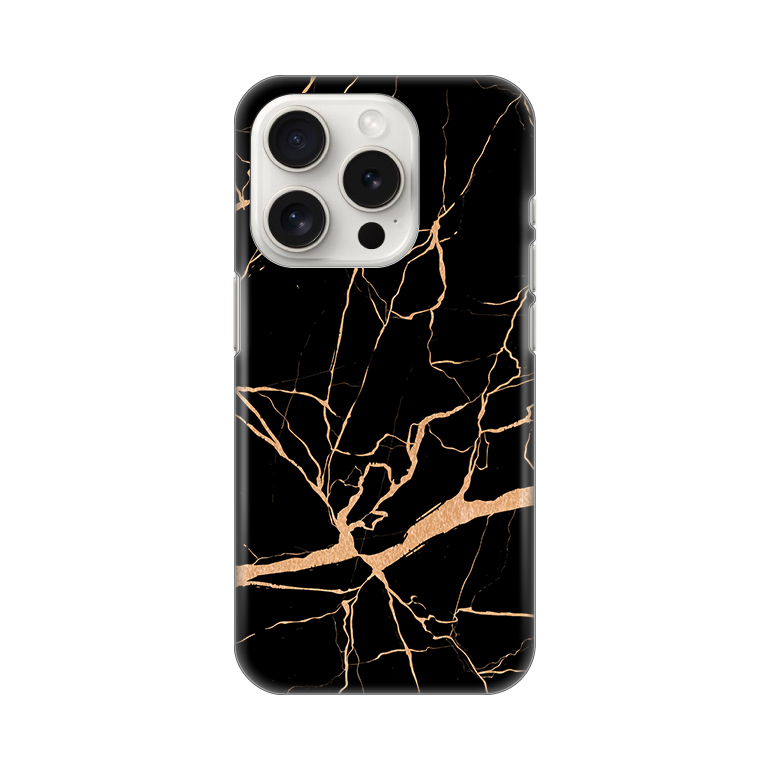 Maska Silikonska Print za iPhone 15 Pro 6.1 All Black