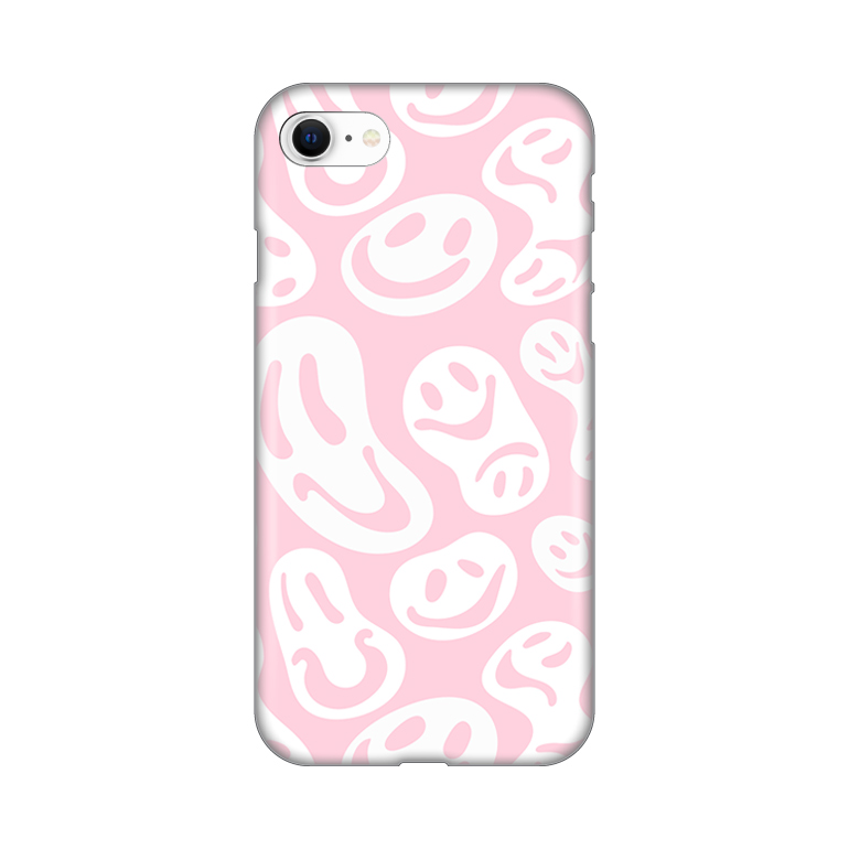 Maska Silikonska Print za iPhone 7/8/SE 2020/2022 Pink Smiles