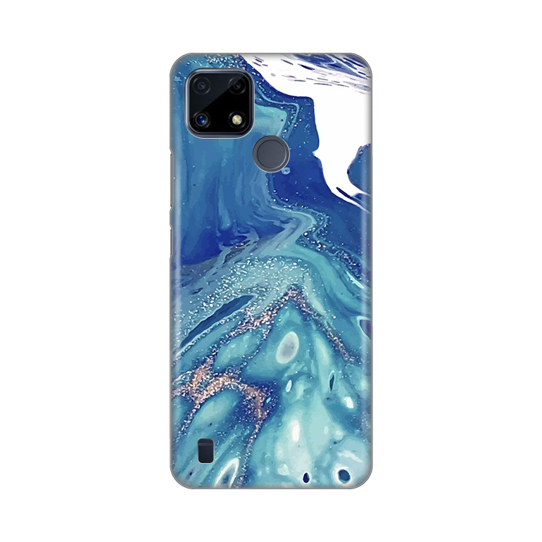 Maska Silikonska Print za Realme C25/C21Y/C25Y Blue Marble