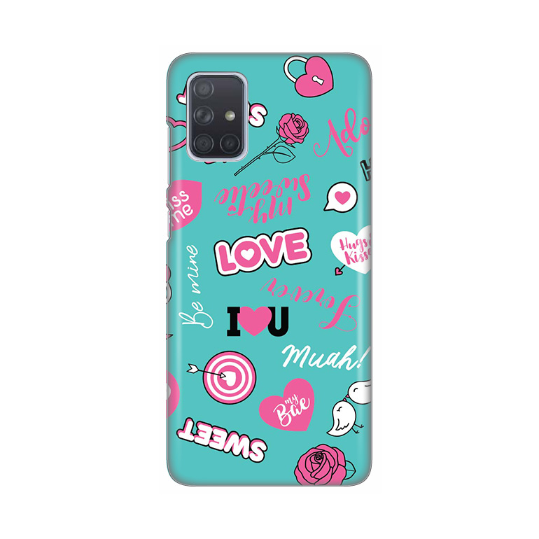 Maska Silikonska Print za Samsung A715F Galaxy A71 Love