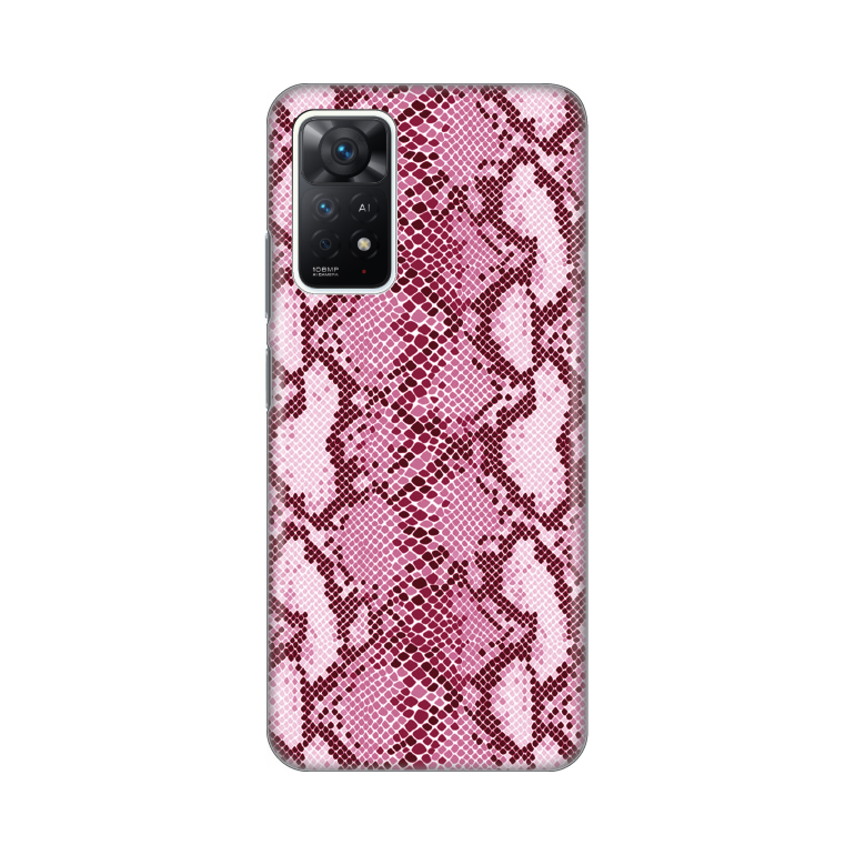 Maska Silikonska Print za Xiaomi Redmi Note 11 Pro 4G/5G/Note 12 Pro 4G Pink Snake