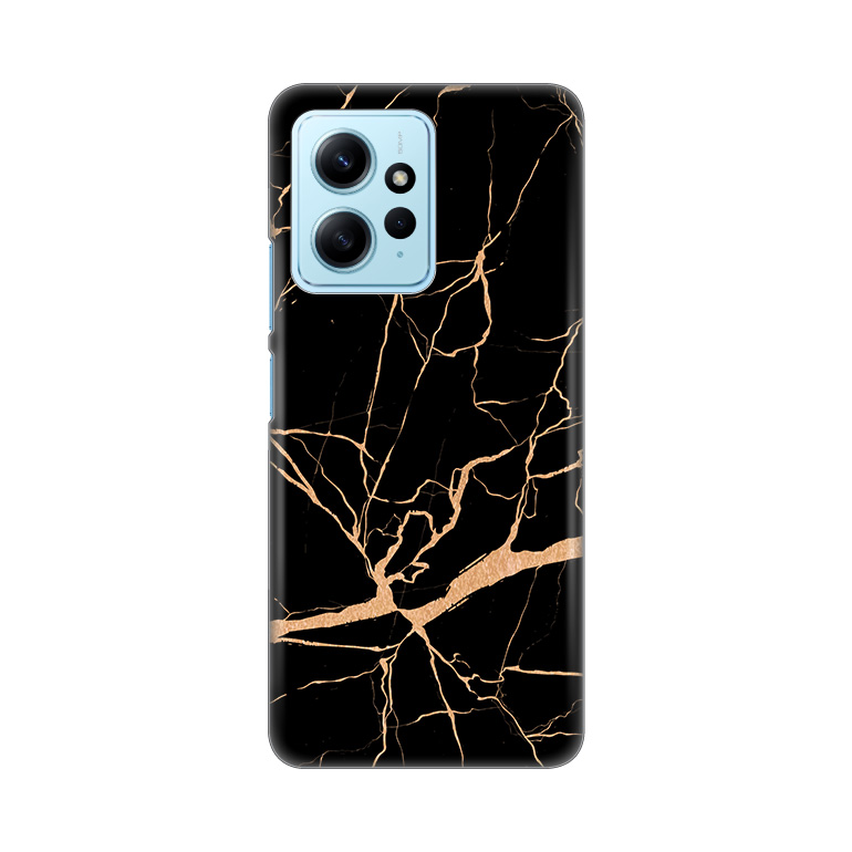 Maska Silikonska Print za Xiaomi Redmi Note 12 4G (EU) All Black