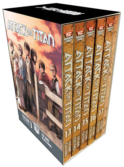 Attack on Titan Season 3 Part 1 Manga Box Set