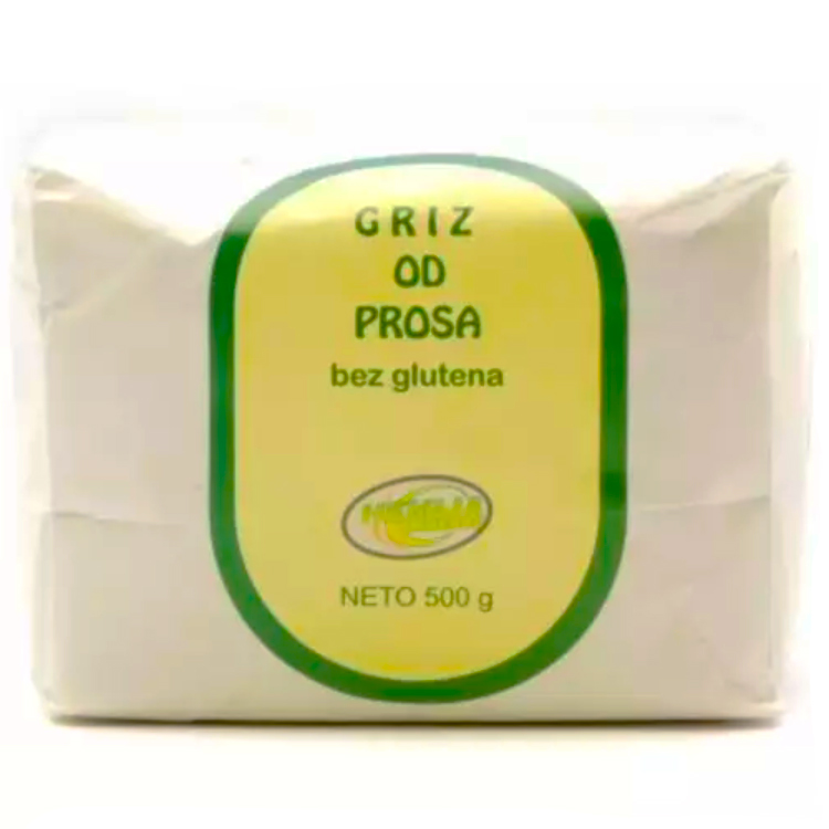 GRIZ OD PROSA
BEZ GLUTENA 500g