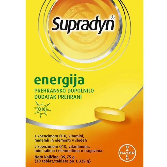 BAYER Šumeće tablete Supradyn energy Q10 A30