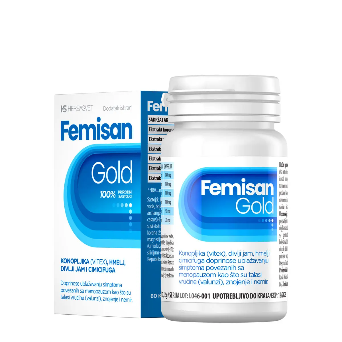 HERBASVET Femisan Gold 60/1