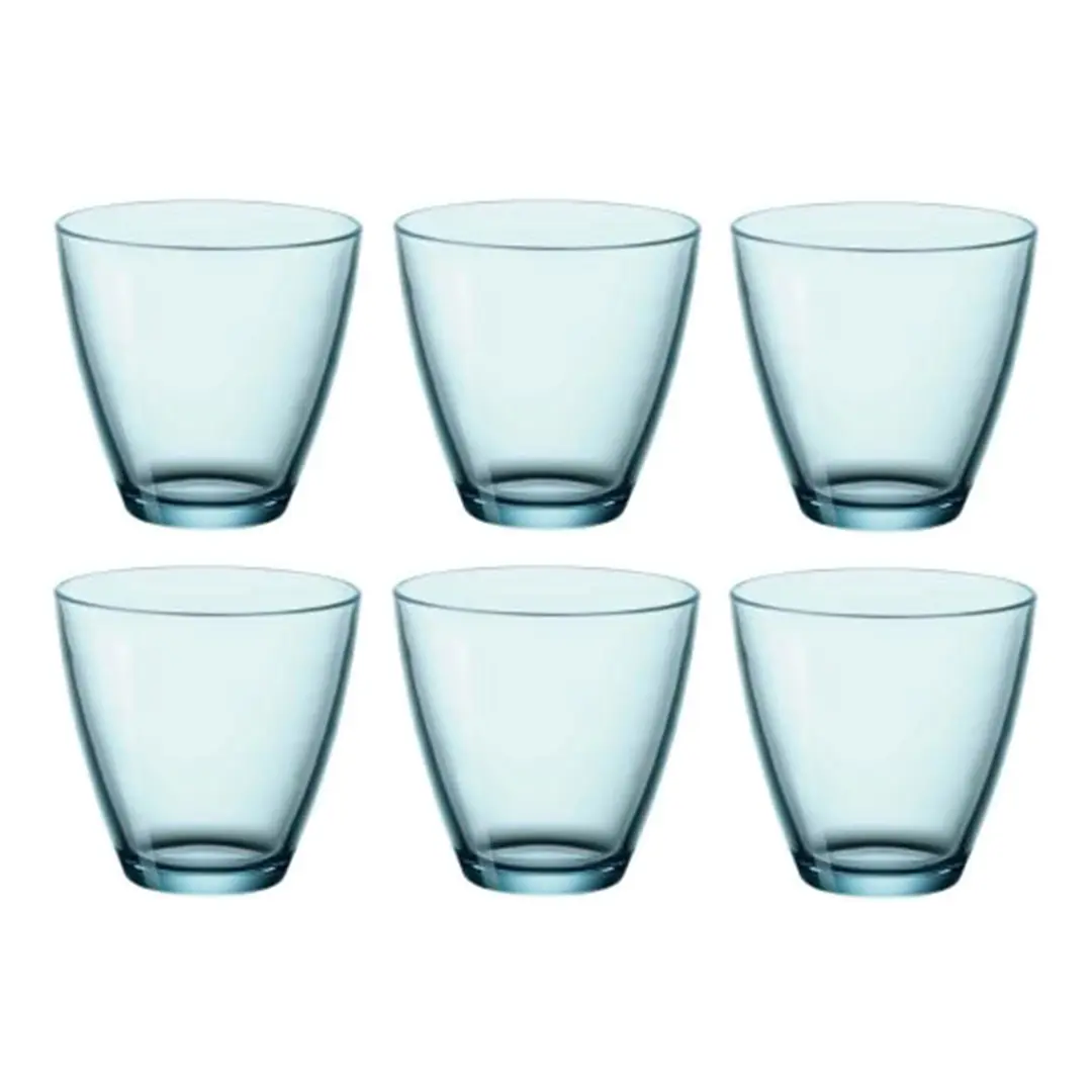 Bormioli Staklene čaše, 6 komada, Plave