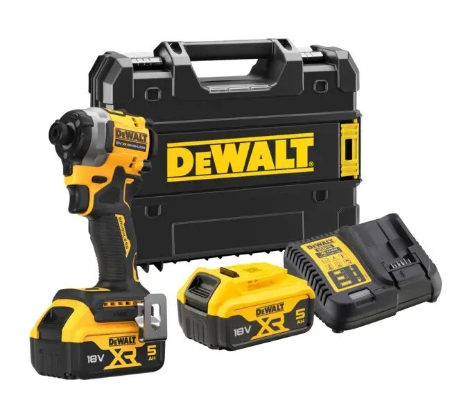 DEWALT Akumulatorski udarni odvrtač 2x5 Ah XR DCF850P2T + (T-STAK kofer)