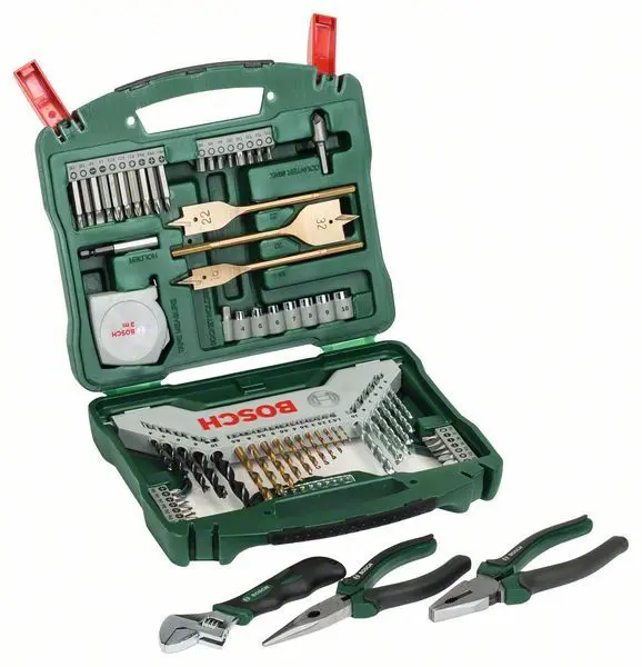 BOSCH 73-delni set pribora sa kleštima X-Line 2607017197