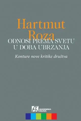 Odnosi prema svetu u doba ubrzanja - Rosa Hartmut