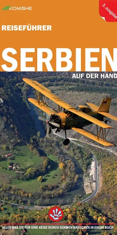 Serbien auf der hand