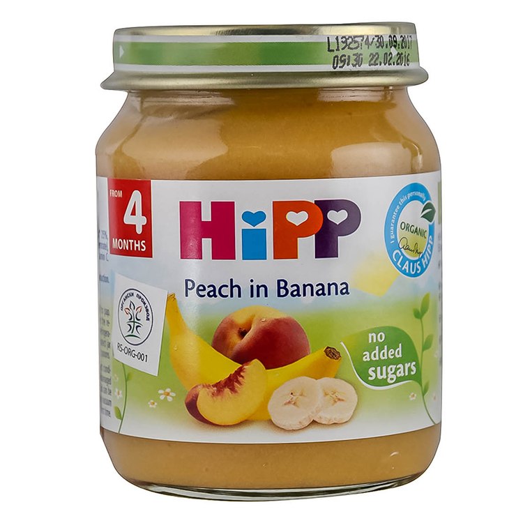 Hipp Bio kašica banana i breskva 125g