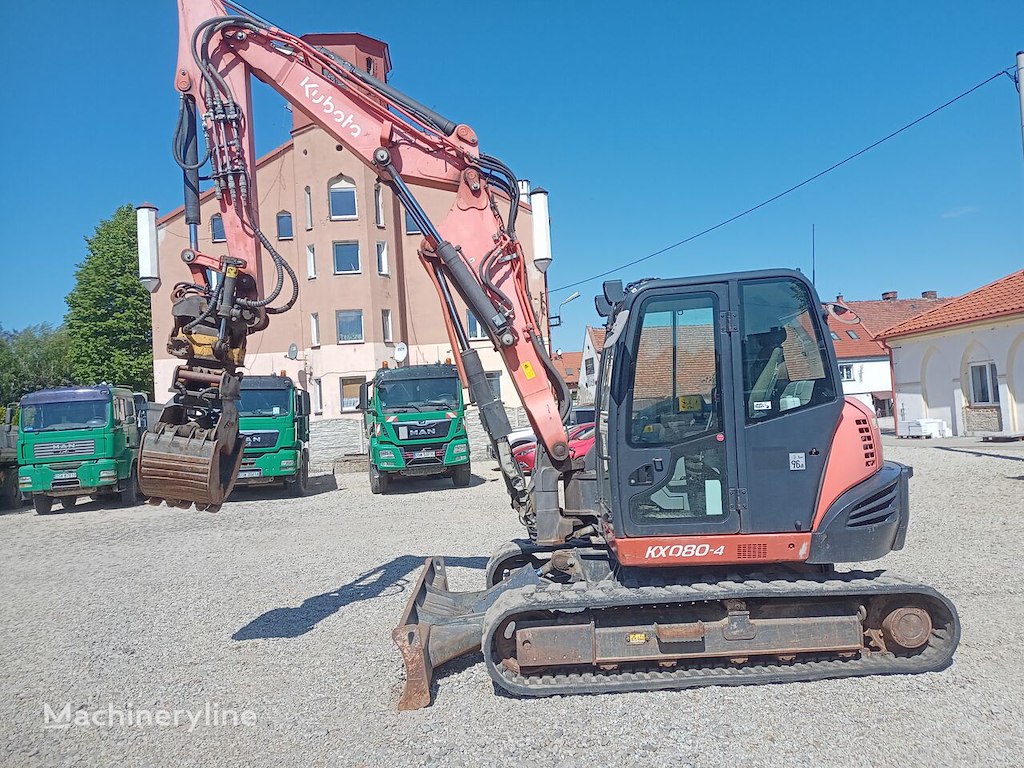 Kubota Kx080-4 mini bager