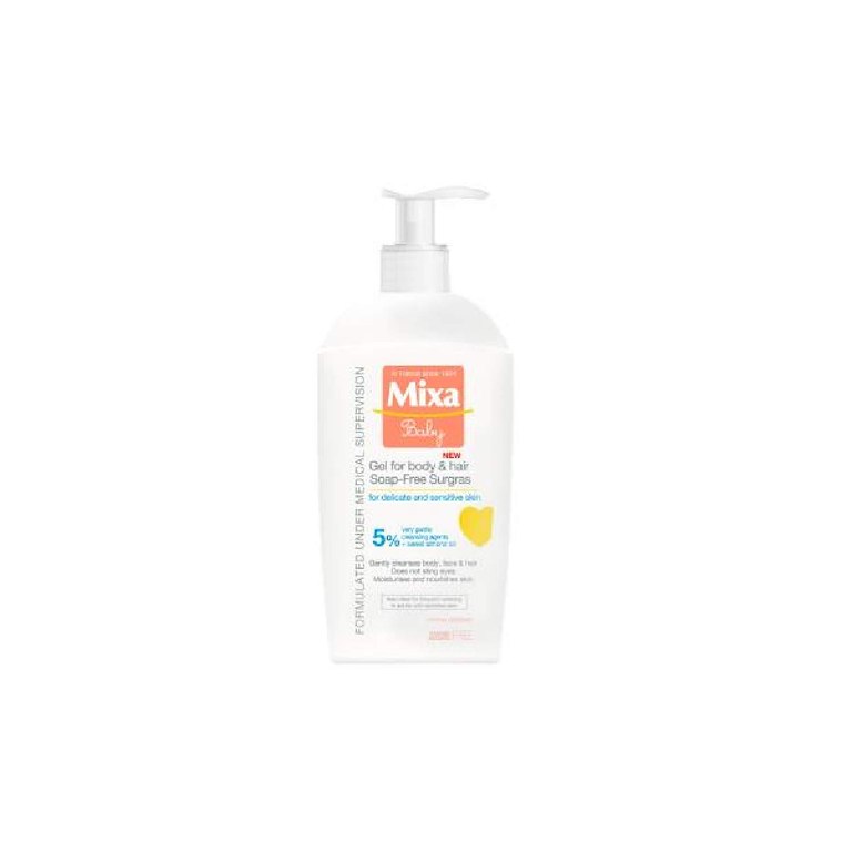 Mixa baby gel za kupanje i pranje kose 2u1 400ml