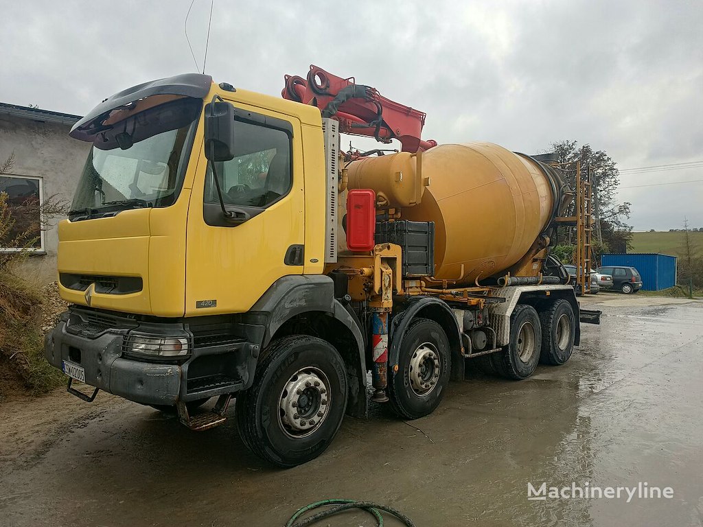 Putzmeister rotorowa na šasiji Renault Kerax pumpa za beton