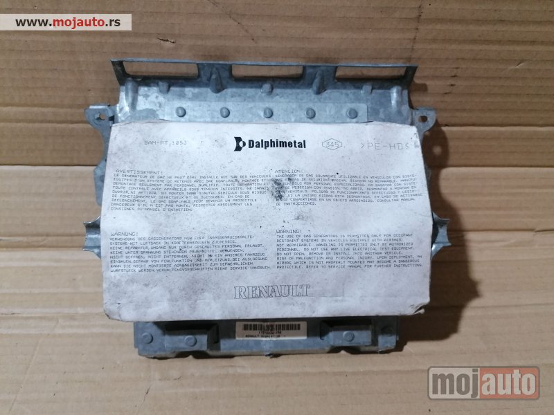 Airbag table za Renault Clio 2