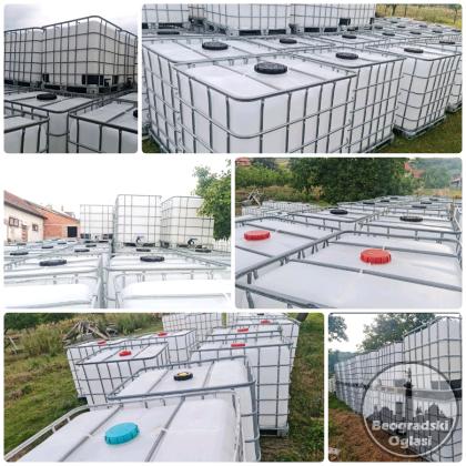 Plastične IBC cisterne-kontejnerI od 1000 l