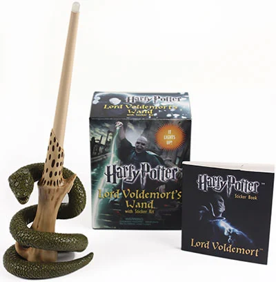 Harry Potter Voldemort's Wand With Sticker Kit: Lights Up!