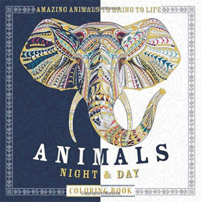 Animals Night & Day Coloring Book