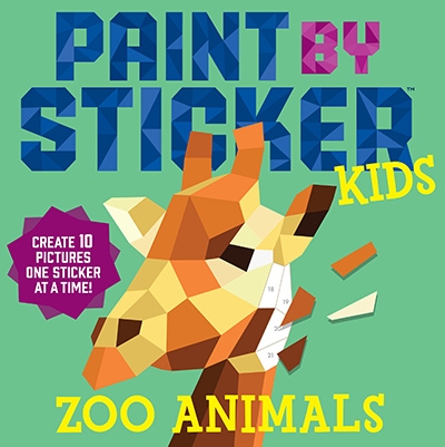 Paint By Sticker Kids: Zoo Animals