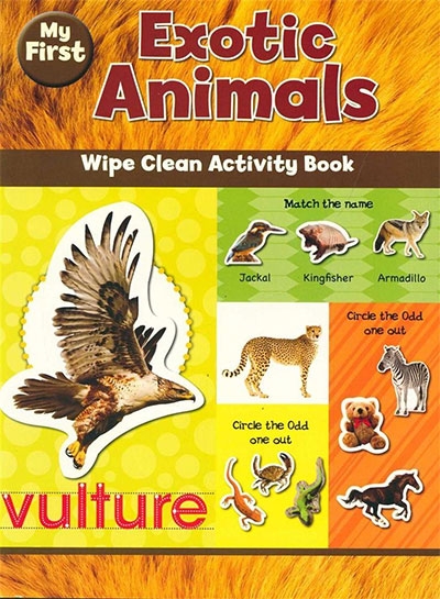 CH Wipe Clean Activity Exotic Animals