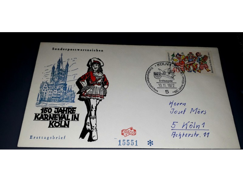 DB 1972 FDC put.