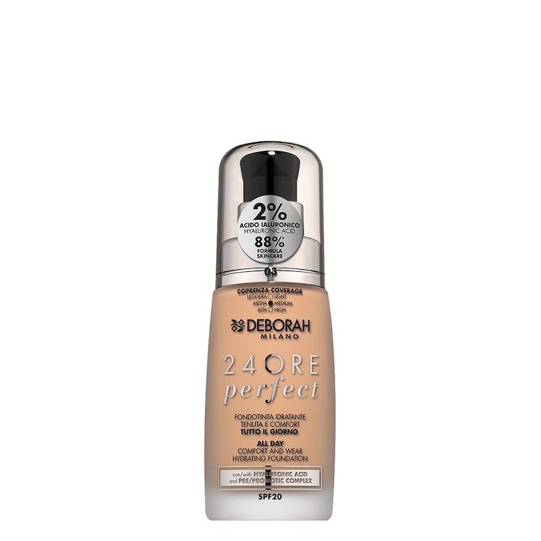 DEBORAH TEČNI PUDER 24 ORE PERFECT 3 CARAMEL BEIGE