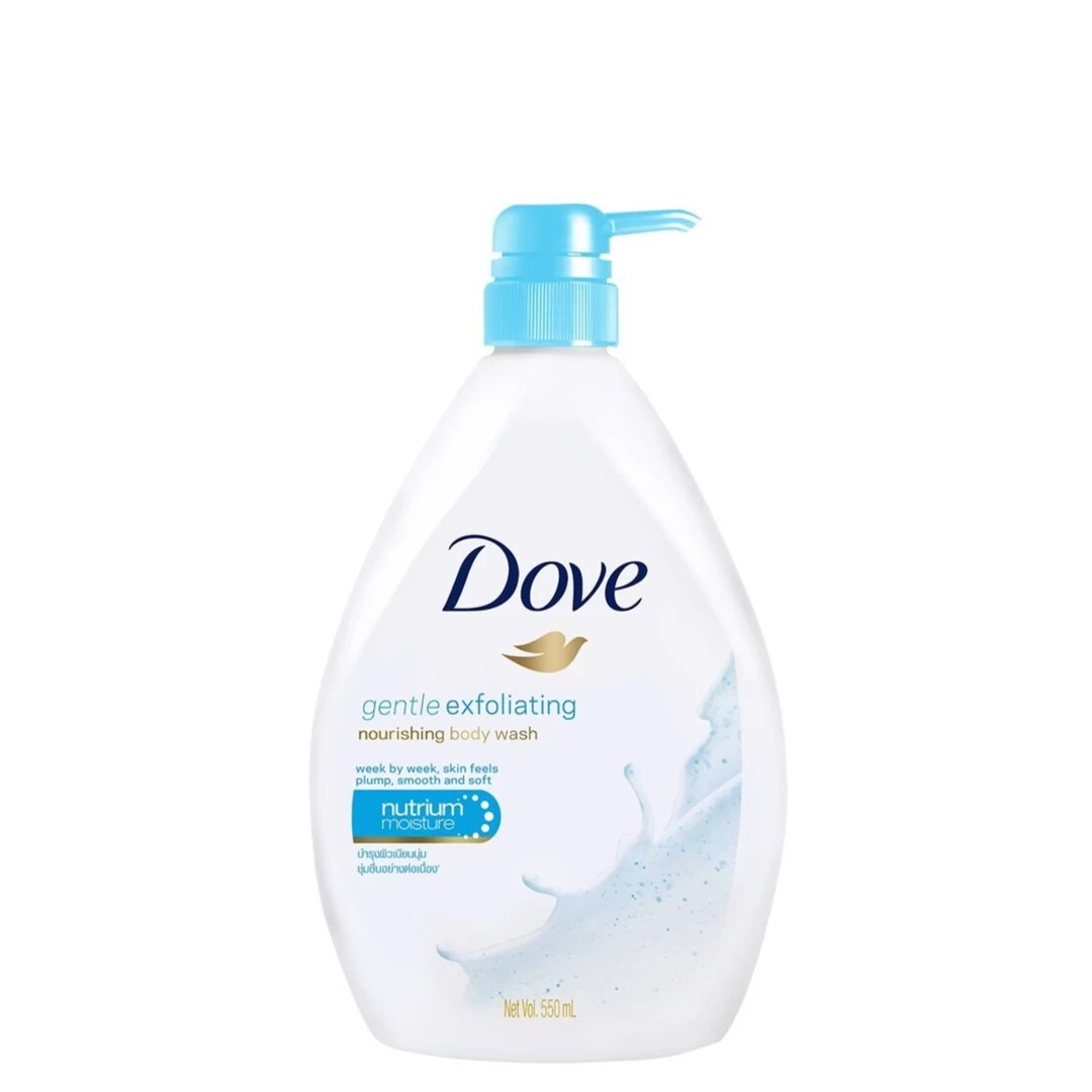 DOVE KUPKA 550ML GENTLE EXFOLIATING