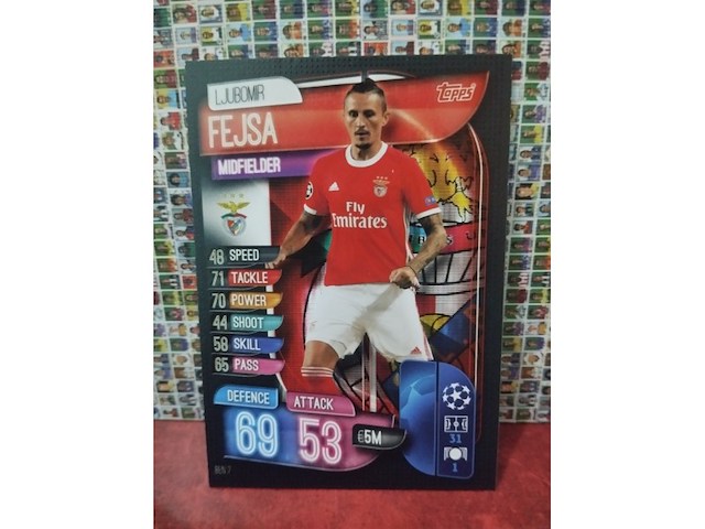 Match Attax Champions League 2019/20 Ljubomir Fejsa