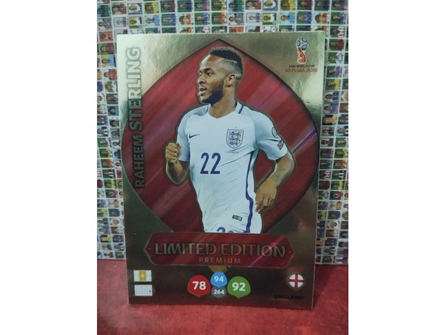 World Cup 2018 Premium Limited Edition Raheem Sterling