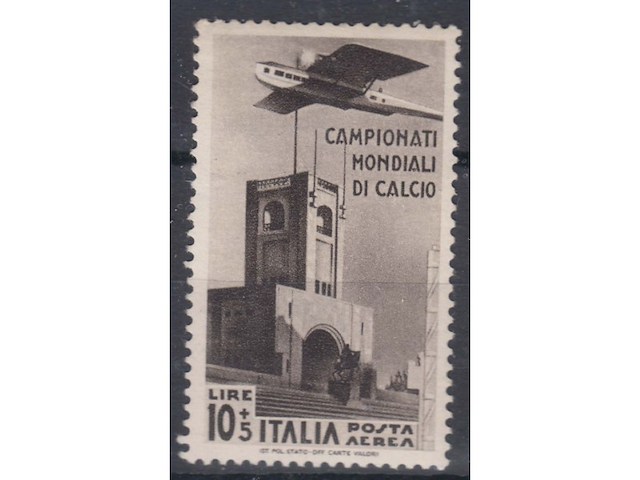 Italija 1934 Kalčo Avio pošta, teško vidljiv blag falc