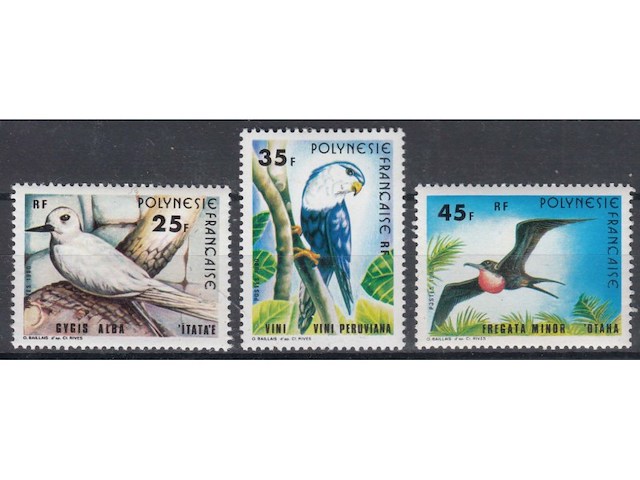 Francuska Polinezija 1980 Ptice serija **
