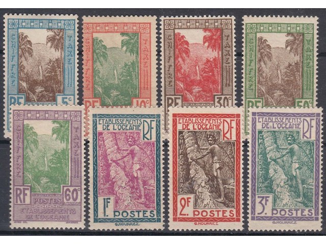 Francuske kolonije Okeanija 1929 porto serija *