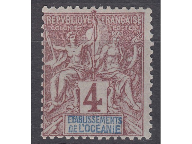 Francuske kolonije Okeanija 1892 *