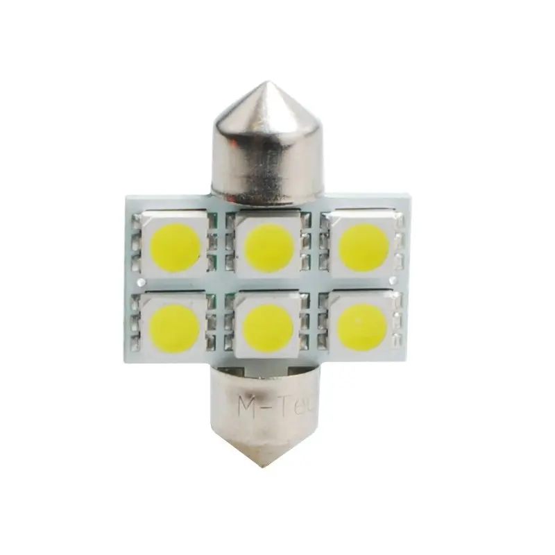 M-TECH Sijalica 12V Sulfidna C5W,C10W Sv 8.5 31mm 6X Smd5050 Led