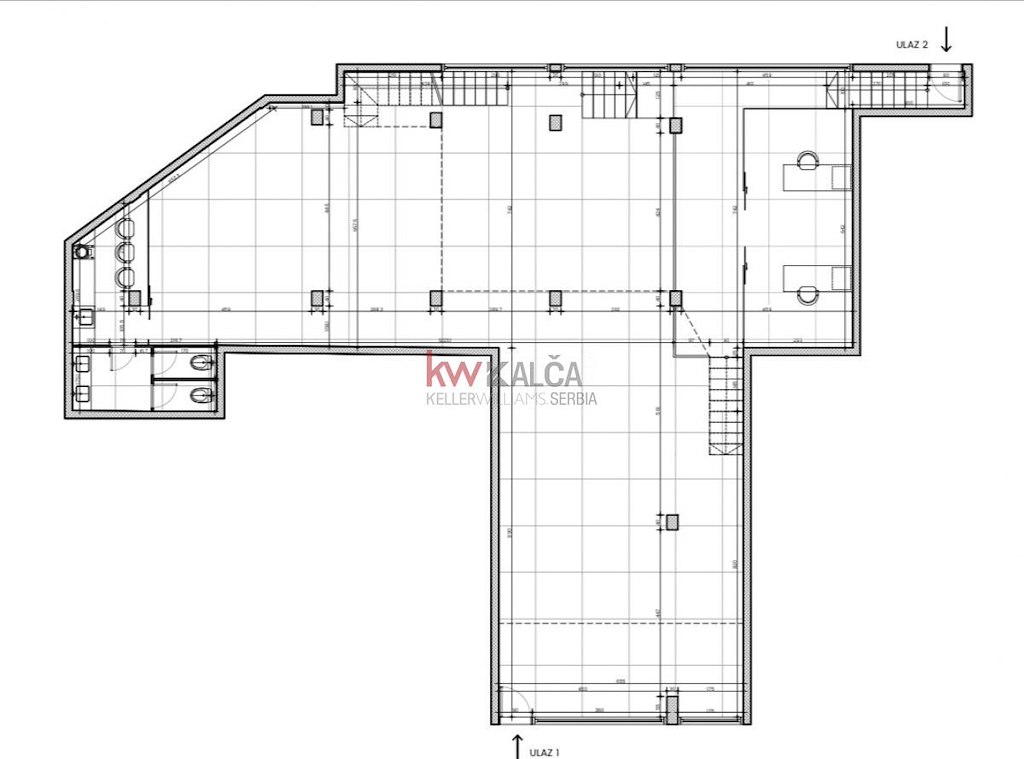 Na prodaju poslovi prostor u centru Niša, 299m2