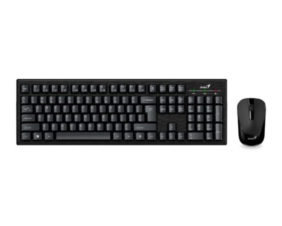 GENIUS SMART KM-8101 WIRELESS USB YU CRNA TASTATURA + MIŠ