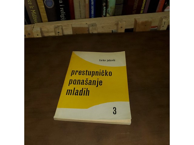 Zarko Jasovic - Prestupnicko ponasanje mladih