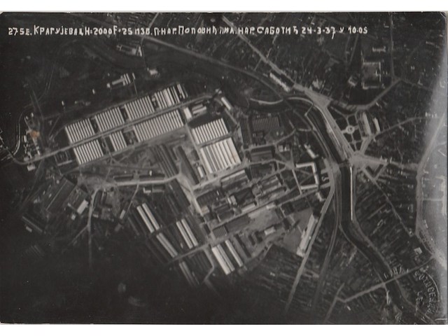 Kragujevac - Avio snimak 1937