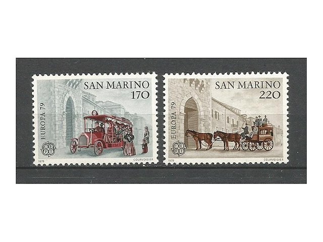 San Marino 1979. EVROPA CEPT cista serija