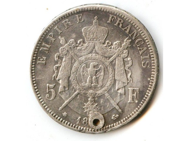 Francuska 5 francs 1861 / 1870