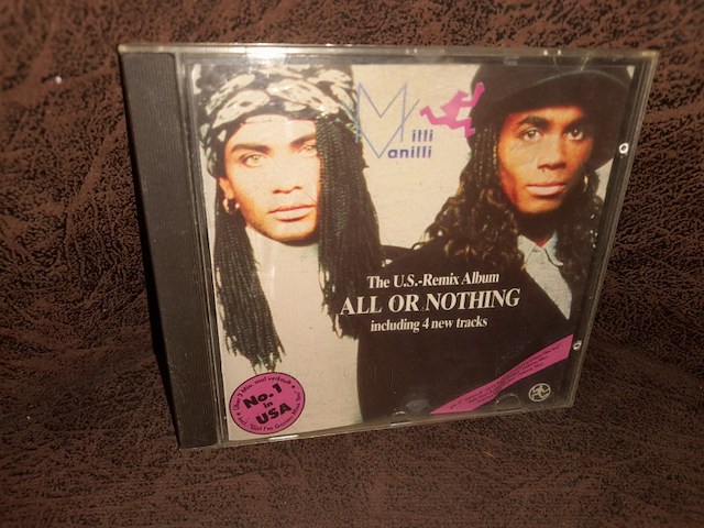 Milli Vanilli ‎– All Or Nothing - The U.S. Remix Album