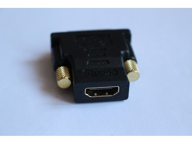 Pozlaćeni DVI MUŠKI na HDMI ŽENSKI Adapter