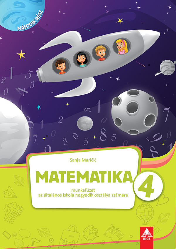 Matematika 4 - radna sveska na mađarskom jeziku 2. deo - BIGZ